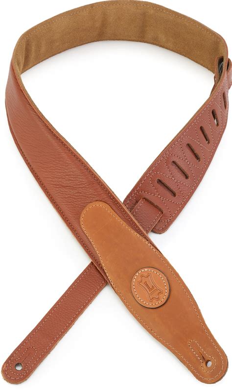 Levys Mgs80cs Garment Leather Guitar Strap Tan Sweetwater