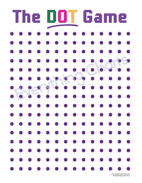 The Dot Game Pdf Filesprintables By Everythingcharts On Etsy