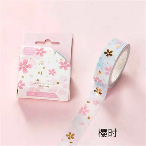 Маскирующая Золотая фольга фольга Ed сделай сам блестящая Сакура бумага липкий клей