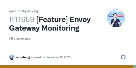 [feature] envoy gateway monitoring · issue 11659 · apache skywalking
