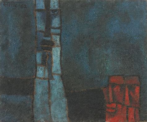 Satish Gujral Untitled 1962 Contemporary Modern Art Indian