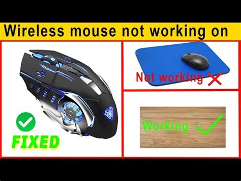 Fixed Wireless Mouse Not Working On Some Surfaces How To Fix