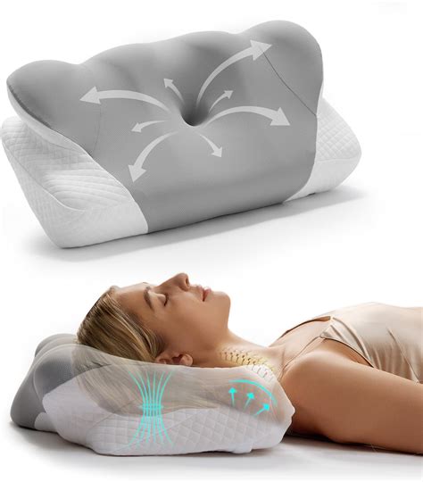 Topmeta Cervical Pillow For Neck Contour Memory Foam