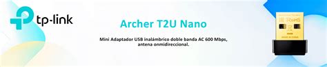 Archer T U Nano Adaptador Usb Nano Doble Banda Inal Mbrico