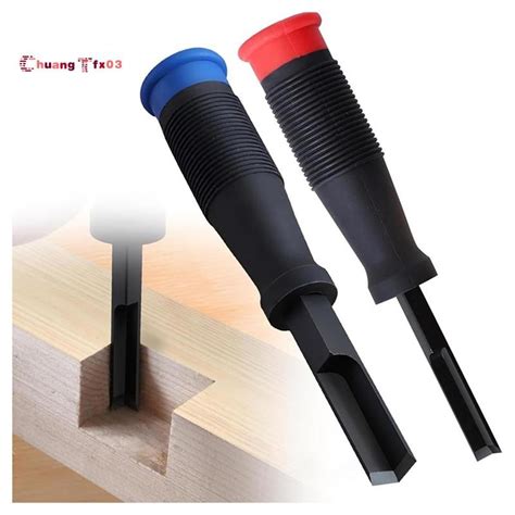 2 Pcs Corner Chisel 90° Square Mortise Chisel Hinge Recess Corner Wood Chisel Tool For Cutting