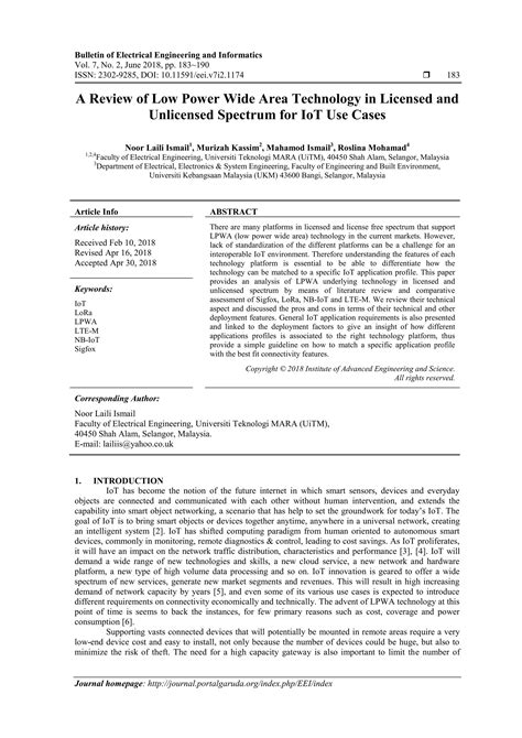 A Review Of Low Power Wide Area Technology In Licensed And Unlicensed Spectrum For Iot Use Cases