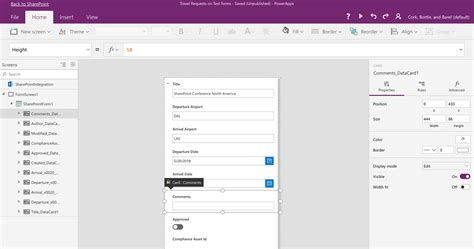 Powerapps Group Fields
