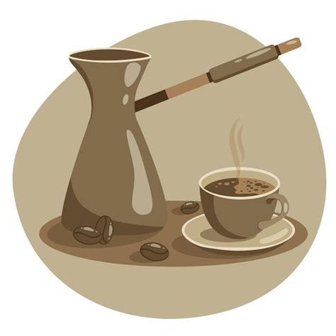 Kaffee Cezve Vektoren Und Illustrationen Zum Kostenlosen Download