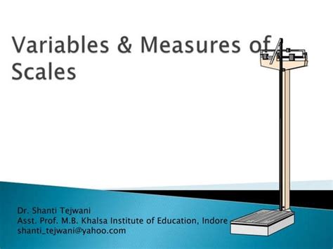 Scales Of Measurement Ppt