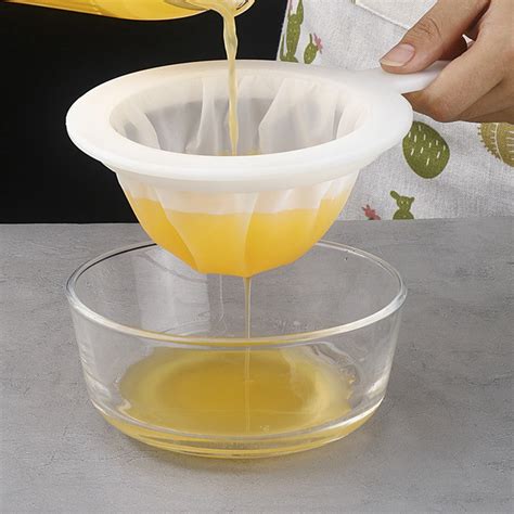 Badu Bg 100 200 300 400 мрежеста цедка за коктейли Супер фини мрежести цедки Конична лъжица за