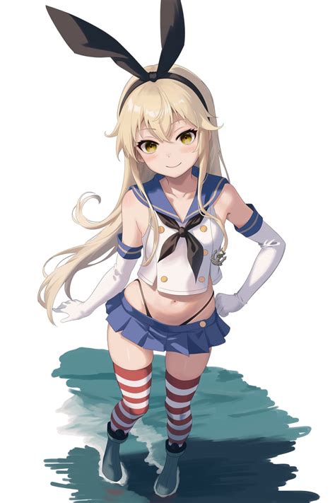Shimakaze Kantai Collection Drawn By Minijaham Danbooru