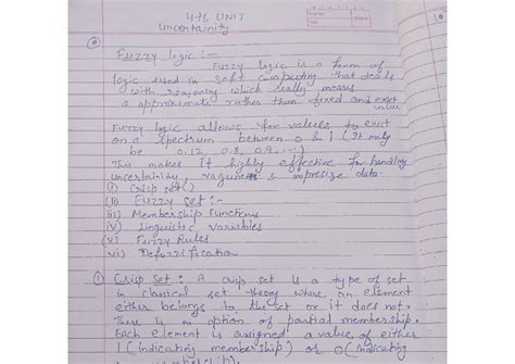 PDF Soft Computing Unit 4 Information And Uncertainty M T F 4th UNIT Page No YOUVA Date