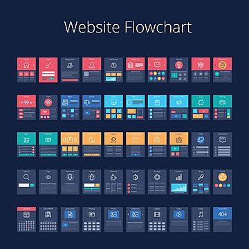 Website Flowchart PNG Transparent Images Free Download Vector Files Pngtree