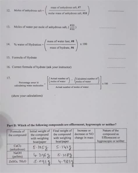 solved experiment 5 report sheet name date team section