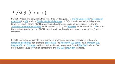 T Sql Transact Structured Query Language Microsoft Ppt Download