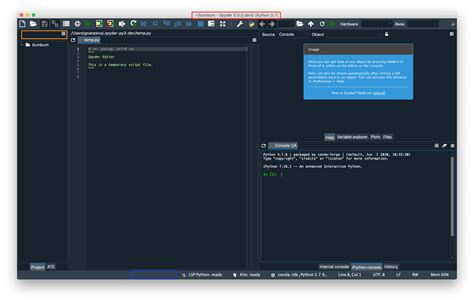 Inform The User About The Current Project Type Somewhere On The Ui