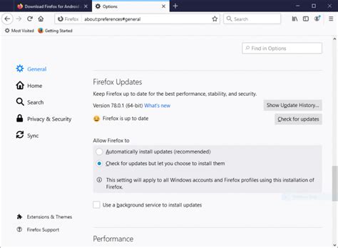How To Disable Automatic Update In Firefox WebNots