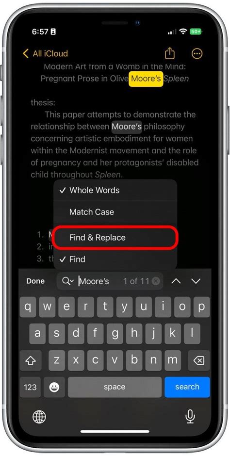 How To Use Find And Replace In The Notes App
