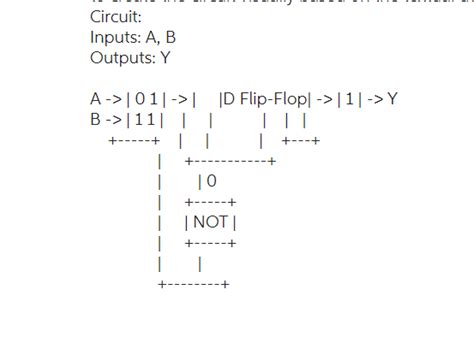 Solved Circuit Inputs A B Outputs Y