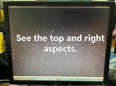 Dell Monitor Not Fixing Aspects Rdell