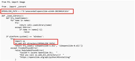 Windows【openlisde报错】modulenotfounderror Couldn‘t Locate Openslide Dll Did You Call Osadd