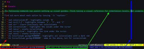 VIM Order From Chaos