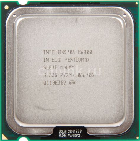Характеристики Процессор Intel Pentium Dual-Core E6800, LGA 775, OEM ...