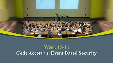 Week Topic Code Access Vs Event Basedpptx Operating Systems