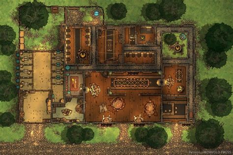 Upscale Mercenary Guild Hall 72 X 48 Artofit