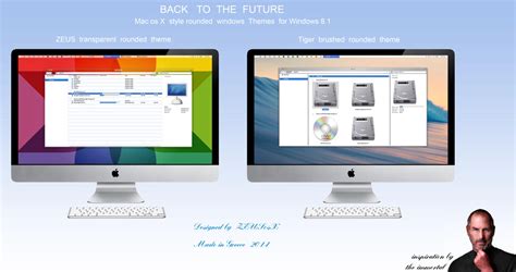 Mac OS X Theme For Win8 1 SkinPack