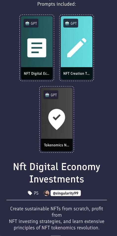 nft investing prompts gpt4 and gpt3 🤖👾 r chatgpt