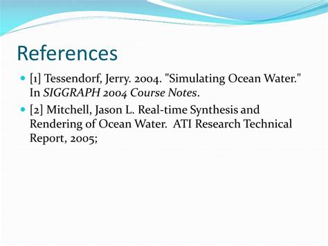 Ppt Real Time Ocean Wave Rendering Powerpoint Presentation Free