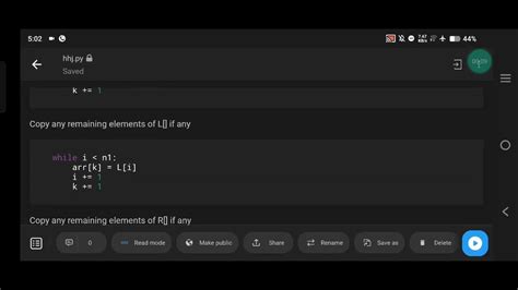 Python Program For Merge Sort Algorithm Efficient Divide And Conquer Sorting Youtube