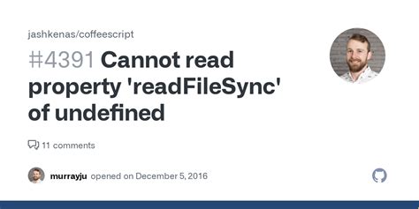 cannot read property readfilesync of undefined · issue 4391 · jashkenas coffeescript · github