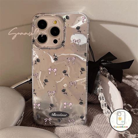 หรูหรา สีดำ ดอกกุหลาบ สำหรับ Infinix Tecno Spark Go 2023 Pop 7 Note 30 Pro 4g Smart 7 8 ระลอกน้ำ