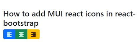 How To Add Mui React Button Icon In React Bootstrap Geeksforgeeks