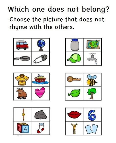 free what does not belong worksheet download free what does not belong