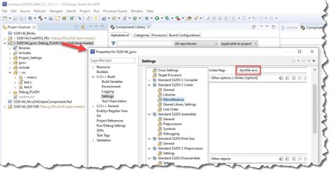 Linker Coverage Option Mcu On Eclipse