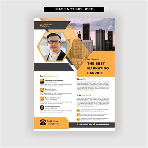 Premium Vector Flyer Design Tamplet 2024