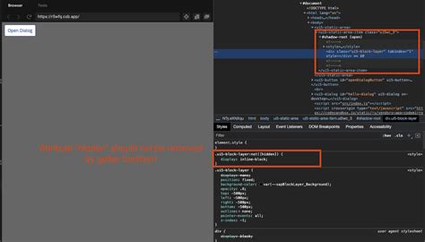 Dialog Unexpectedly Renders Overlay When It Is Actually Closed Issue Sap Ui