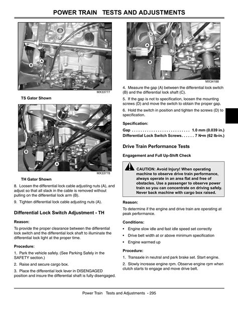 John Deere Ts And Th 6x4 Gator Utility Vehicle Service Repair Manual Pdf