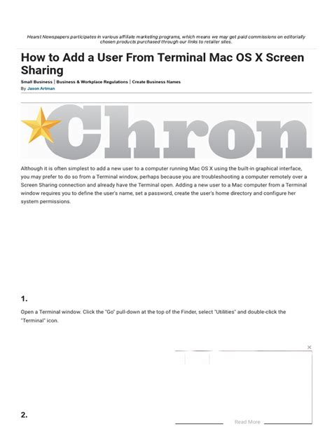 How To Add A User From Terminal Mac Os X Screen Sharing Pdf User