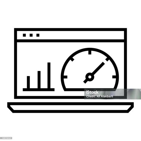 Analytics And Programming Icon Seo Web Application Optimization Line
