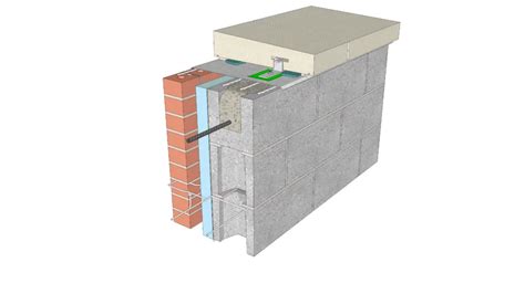 Brick On Cmu Wall Detail