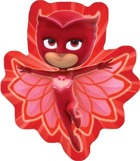 Disney Pj Masks Kussen Owlette 35 Cm Rood Artofit