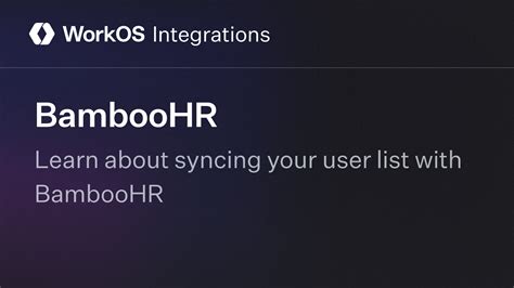 Bamboohr Integrations Workos Docs