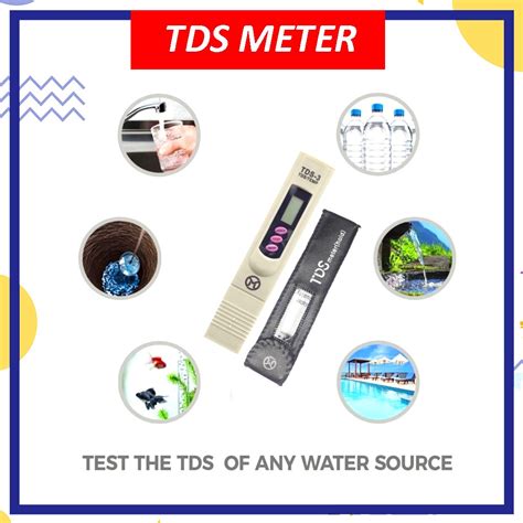 Jual Alat Ukur Air Hidroponik Tds Meter Tds 3 Alat Pengukur Kualitas Air Keluarga Uji