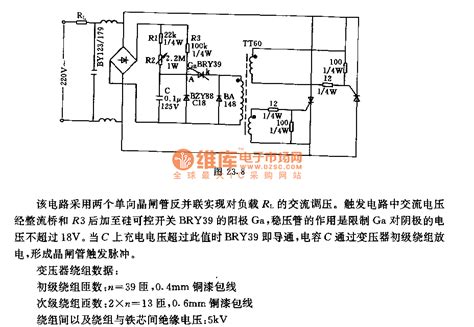 Ac Voltage Controller Circuit Using Unidirectional Thyristor Basic Circuit Circuit Diagram