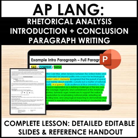 Ap Lang Rhetorical Analysis Essay Introduction And Conclusion Paragraph