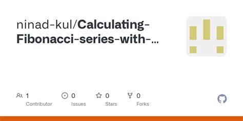 Github Ninad Kul Calculating Fibonacci Series With Matrix Multiplication
